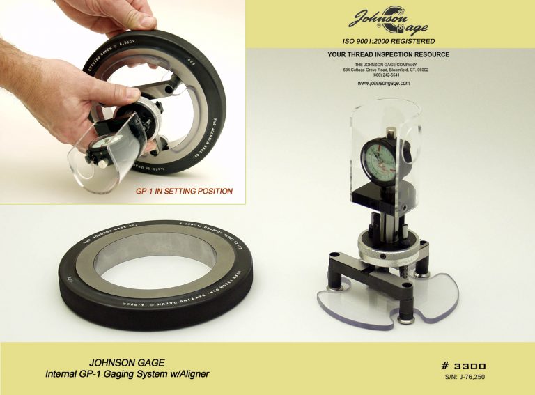 Internal Thread Inspection Systems - Johnson Gage